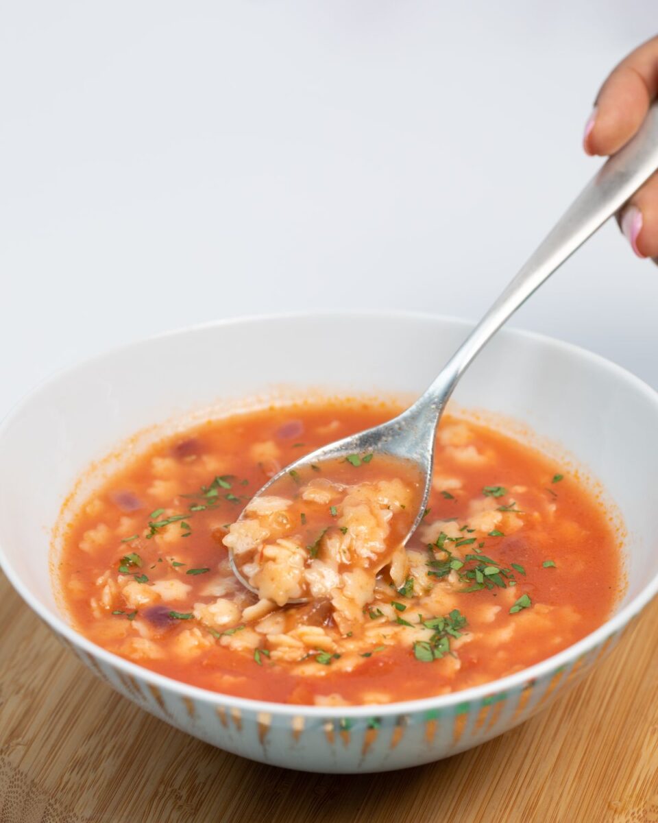 Sopa De Estrellas (Star-Shaped Pasta Soup) - Keesha's Kitchen
