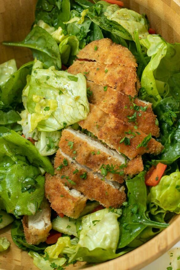 Crispy Chicken Salad - Keesha's Kitchen