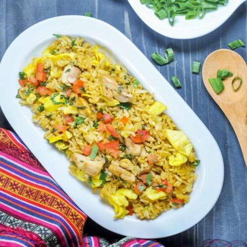 Peruvian Fried Rice (Arroz Chaufa) - Keesha's Kitchen