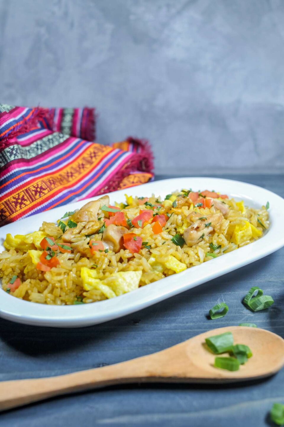 Peruvian Fried Rice (Arroz Chaufa) - Keesha's Kitchen