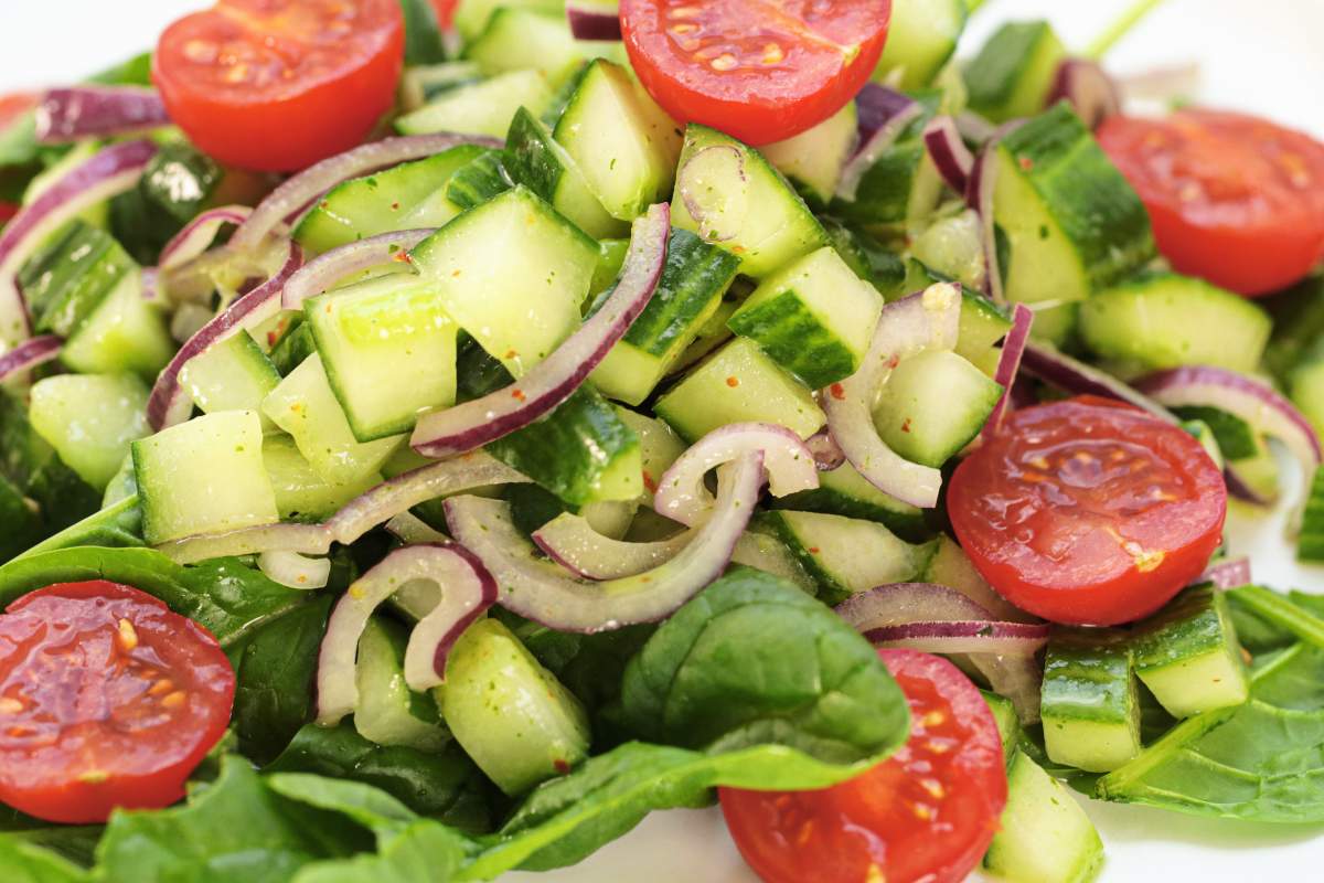 The Best Cucumber and Onion Salad Recipe - Keesha's Kitchen