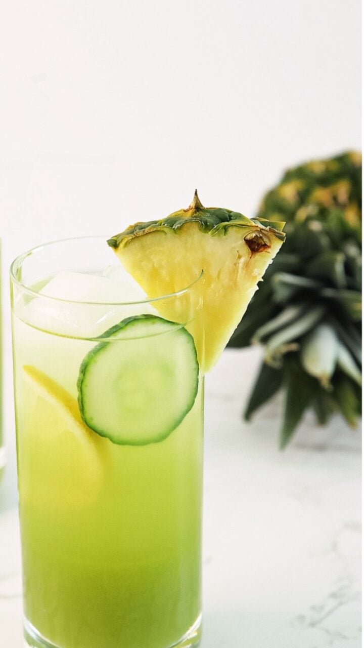 Sugar-Free Pineapple Cucumber Juice