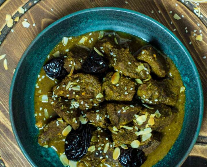 Slow-Cooked Moroccan Beef Prune Tagine