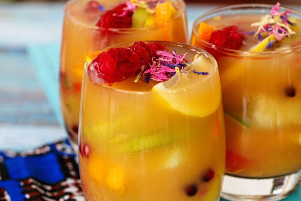 Fruit Punch Homemade (Watermelon Bowl) - Keesha's Kitchen