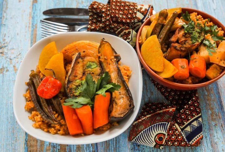 Authentic Senegalese Thieboudienne Rouge (Red Fish and Rice)