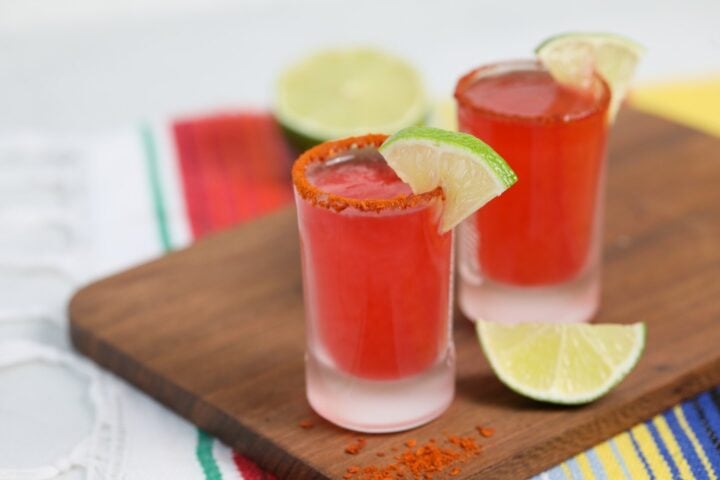 Mexican Candy Shots - Festive Tequila Shots