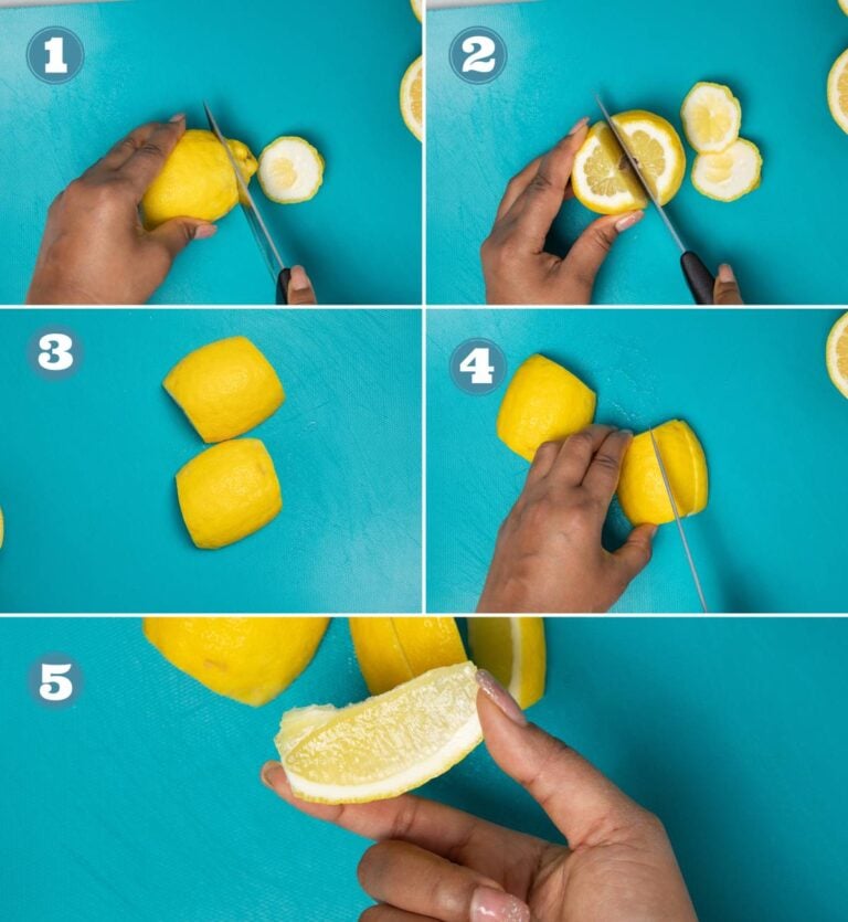 How To Cut Lemons For Food And Drinks In 4 Easy Ways