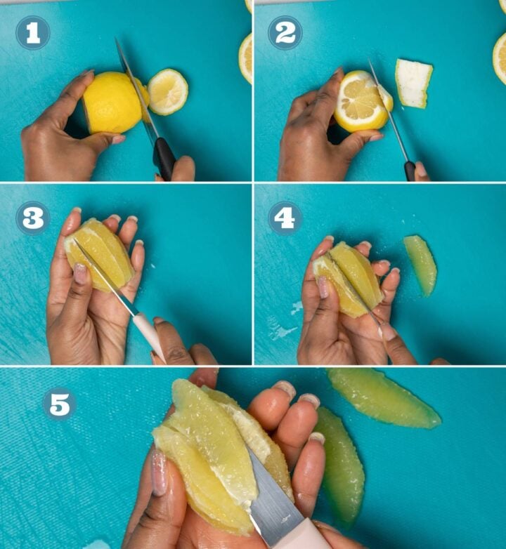 How To Cut Lemons For Food And Drinks In 4 Easy Ways