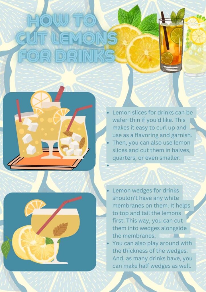 How To Cut Lemons For Food And Drinks In 4 Easy Ways