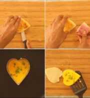 Valentine's Day Breakfast Cheese Arepas