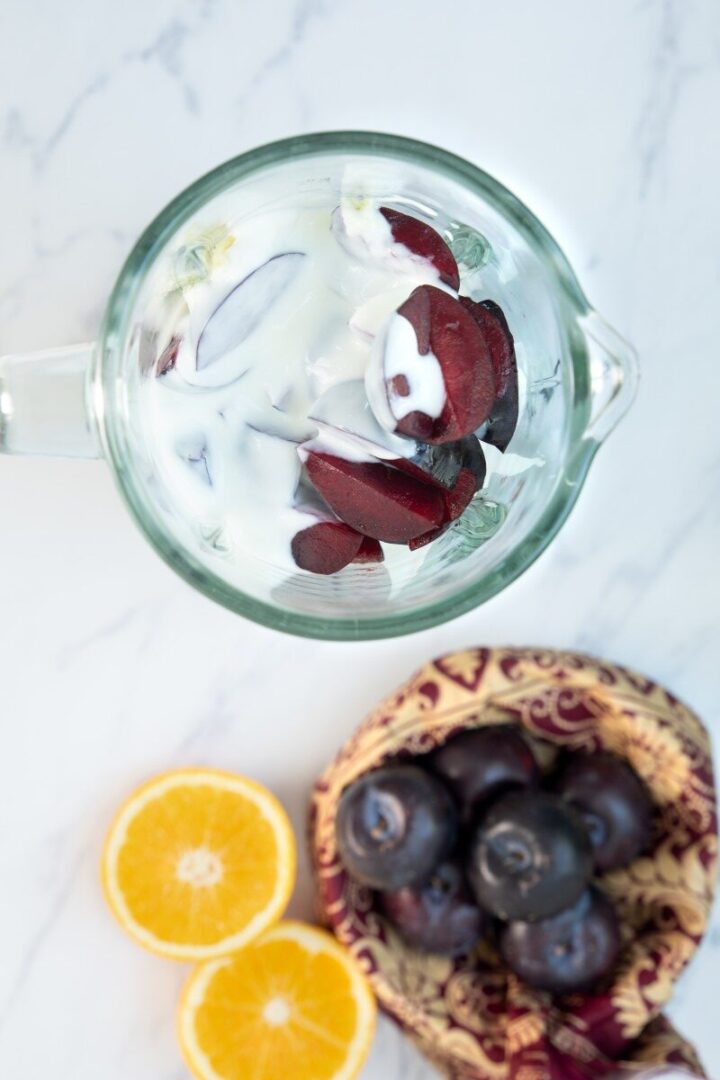 Refreshing Plum Smoothie - Keesha's Kitchen