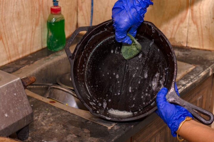 Stuck with a Sticky Cast Iron Pan? Try These Easy Fixes