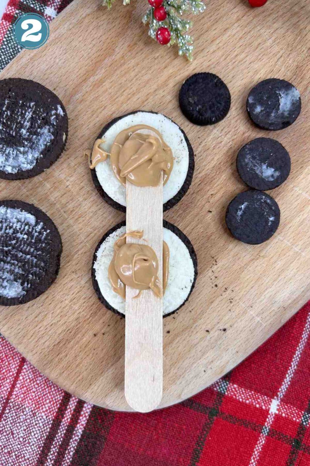 Christmas Teddy Bears Oreo Pop - Keesha's Kitchen